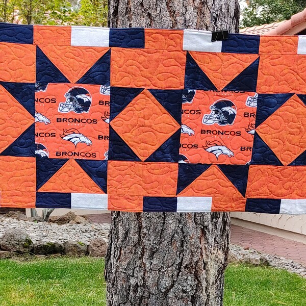 Denver Broncos Bedding - Etsy
