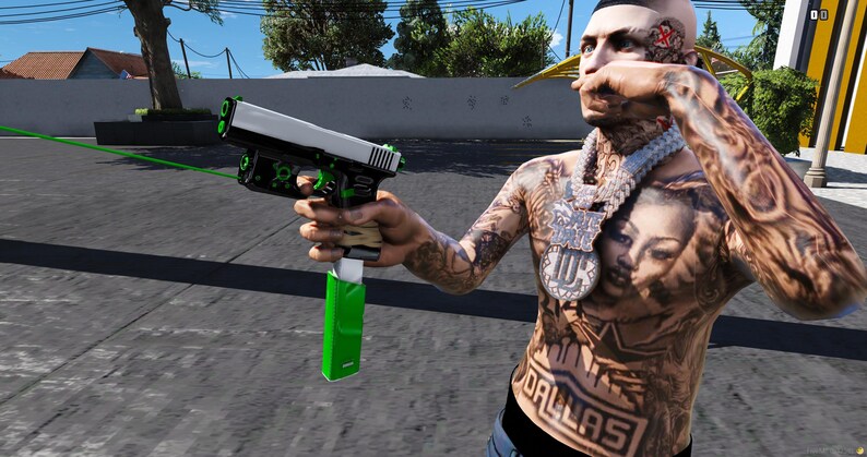 Fivem Weapon G19 Green #88 | Fivem Mods | Highly Optimized | High ...