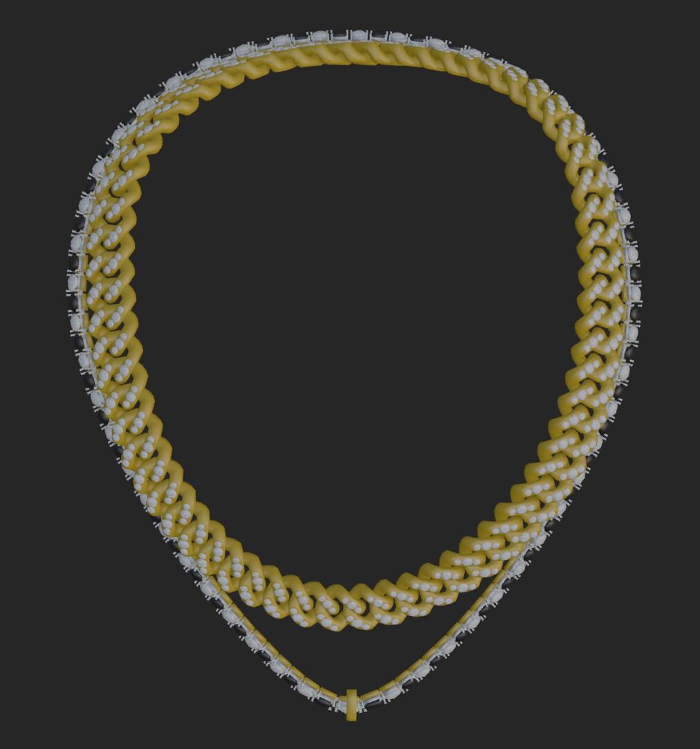 Chain Model #10 | OBJ File | Fully Mapped OBJ | Used for Blender or 3DS ...