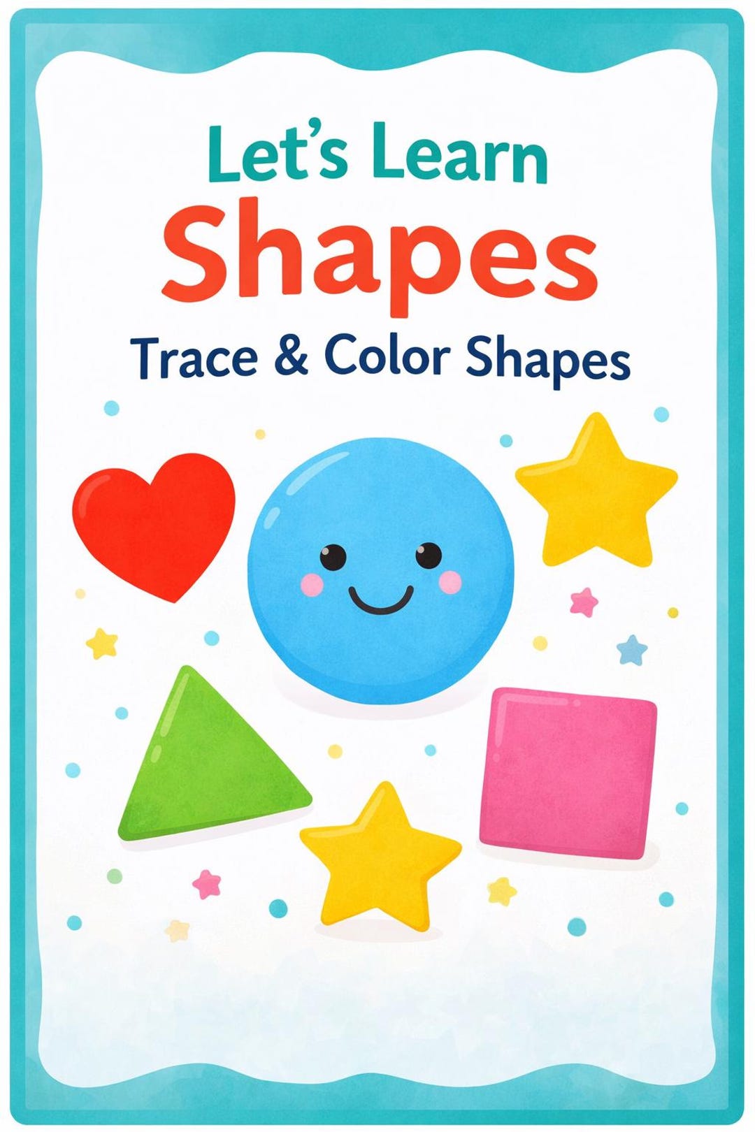 Shapes Tracing Worksheets for Preschool | Trace and Color Shapes ...