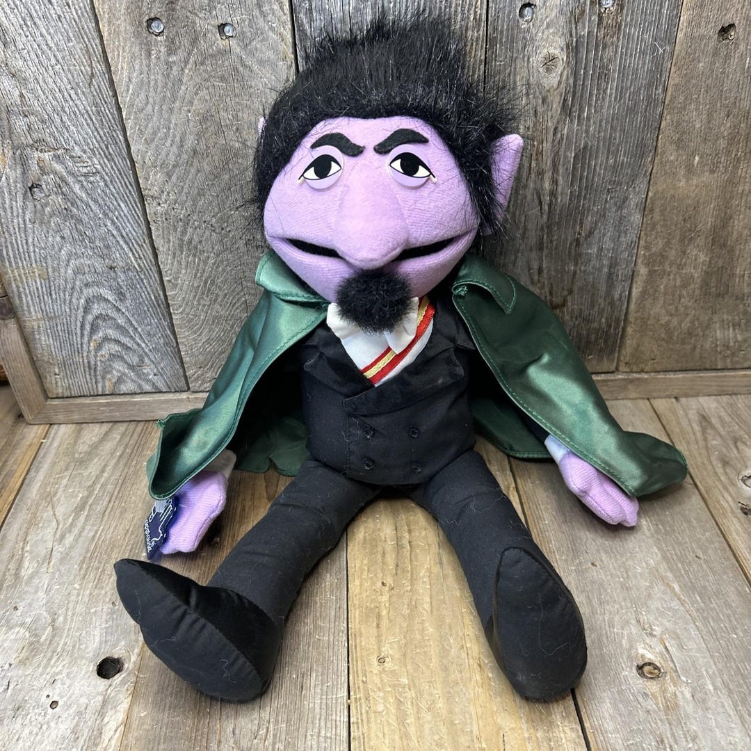 Vintage the Count Plush - 1993 Applause 14" Sesame Street - Etsy