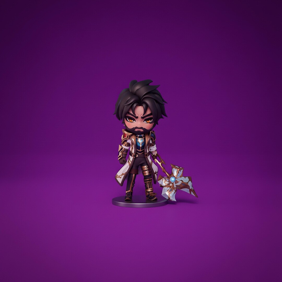 Jayce Talis | Arcane Figure | Hand Painted Fan Art - Etsy