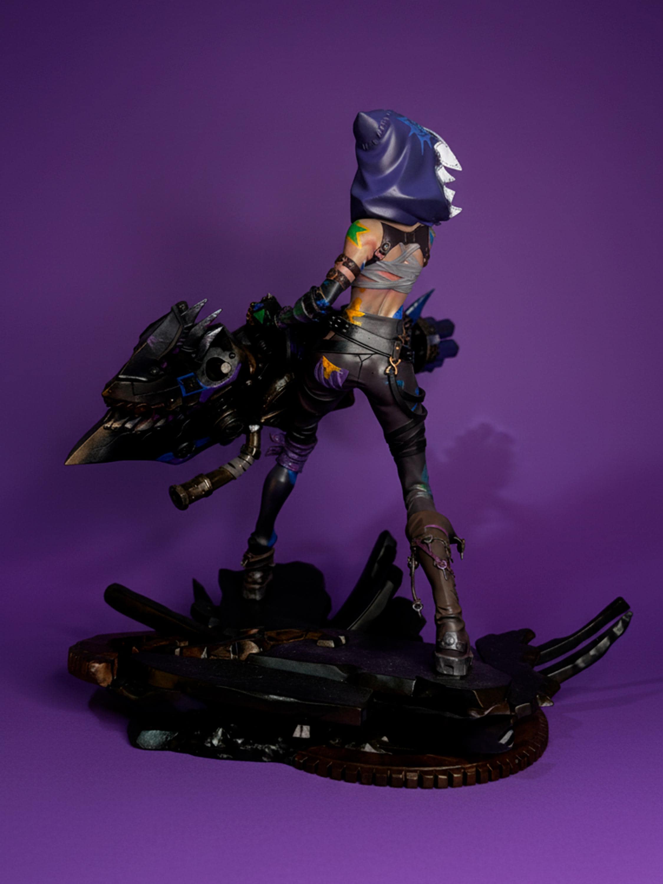 Jinx Figure | Arcane | Hand-painted Statue | League of Legends | Fan ...