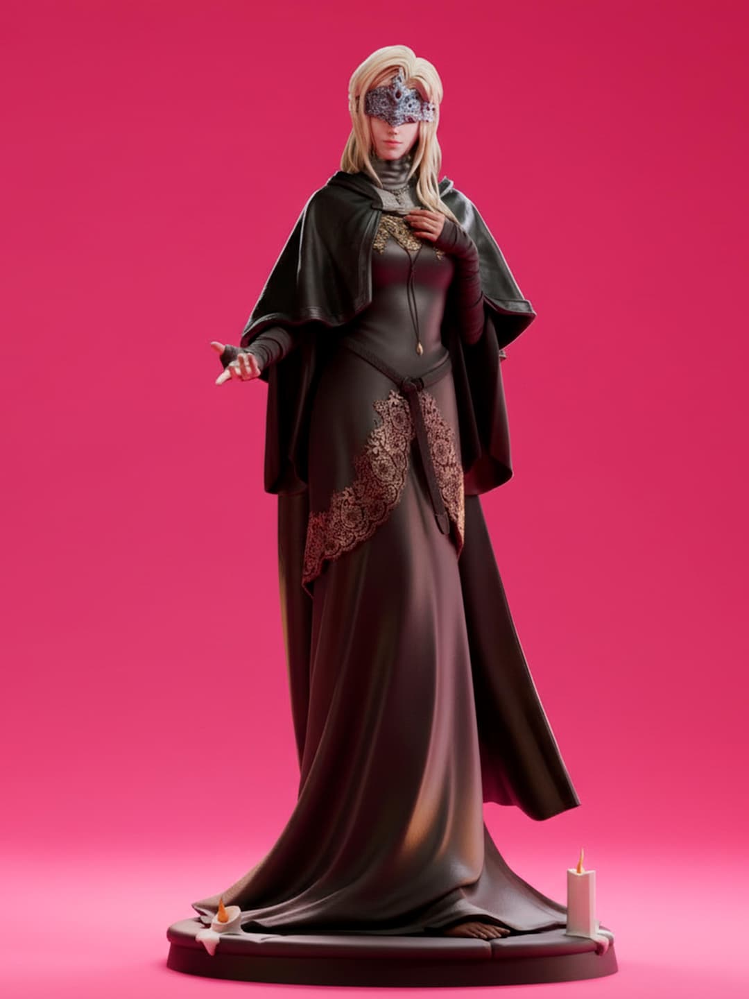 Dark Souls 3 | Fire Keeper | 9.25” Hand-painted Resin Art Figure | Fan ...