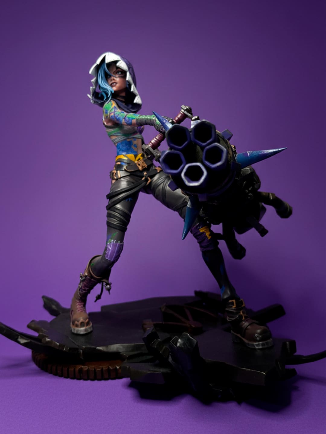 Jinx Figure | Arcane | Hand-painted Statue | League of Legends | Fan ...