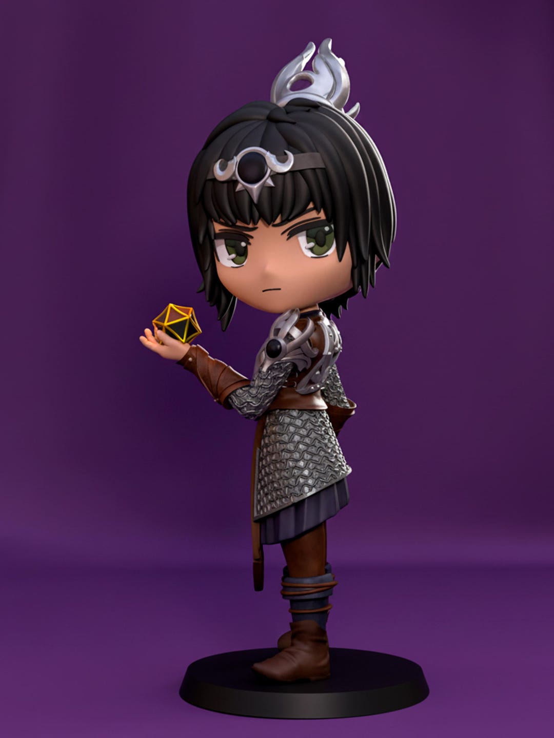Shadowheart Figure Baldurs Gate 3 | 4.37" Hand-painted Chibi Resin ...
