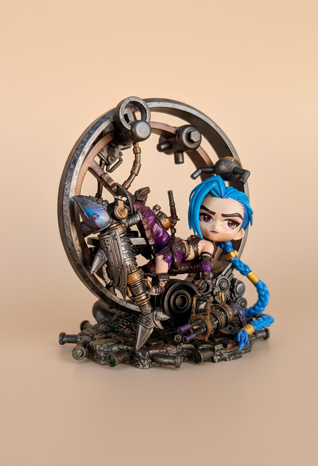 Jinx Figure | Arcane | Hand-painted Fan Art Statue - Etsy