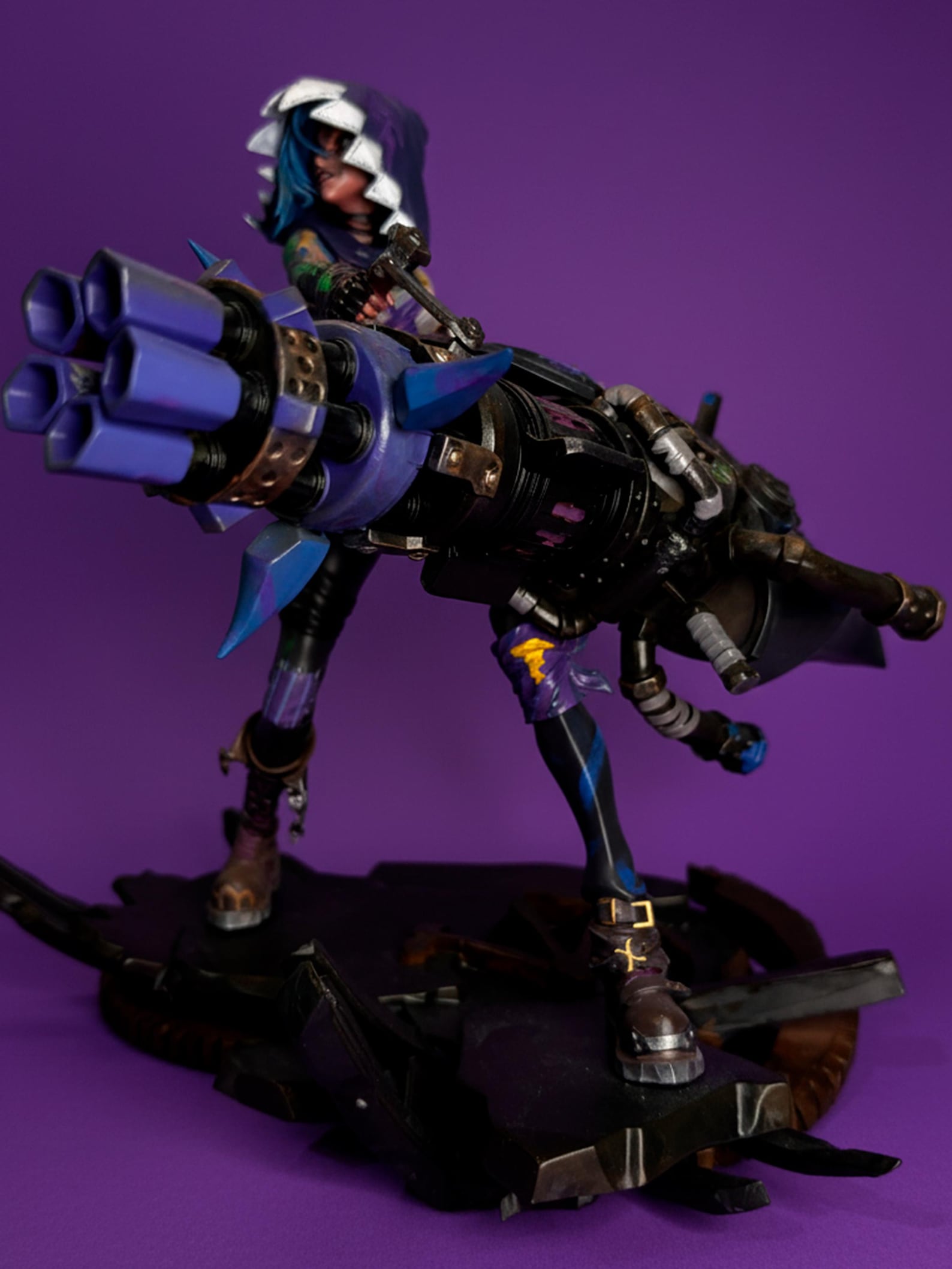 Jinx Figure | Arcane | Hand-painted Statue | League of Legends | Fan ...
