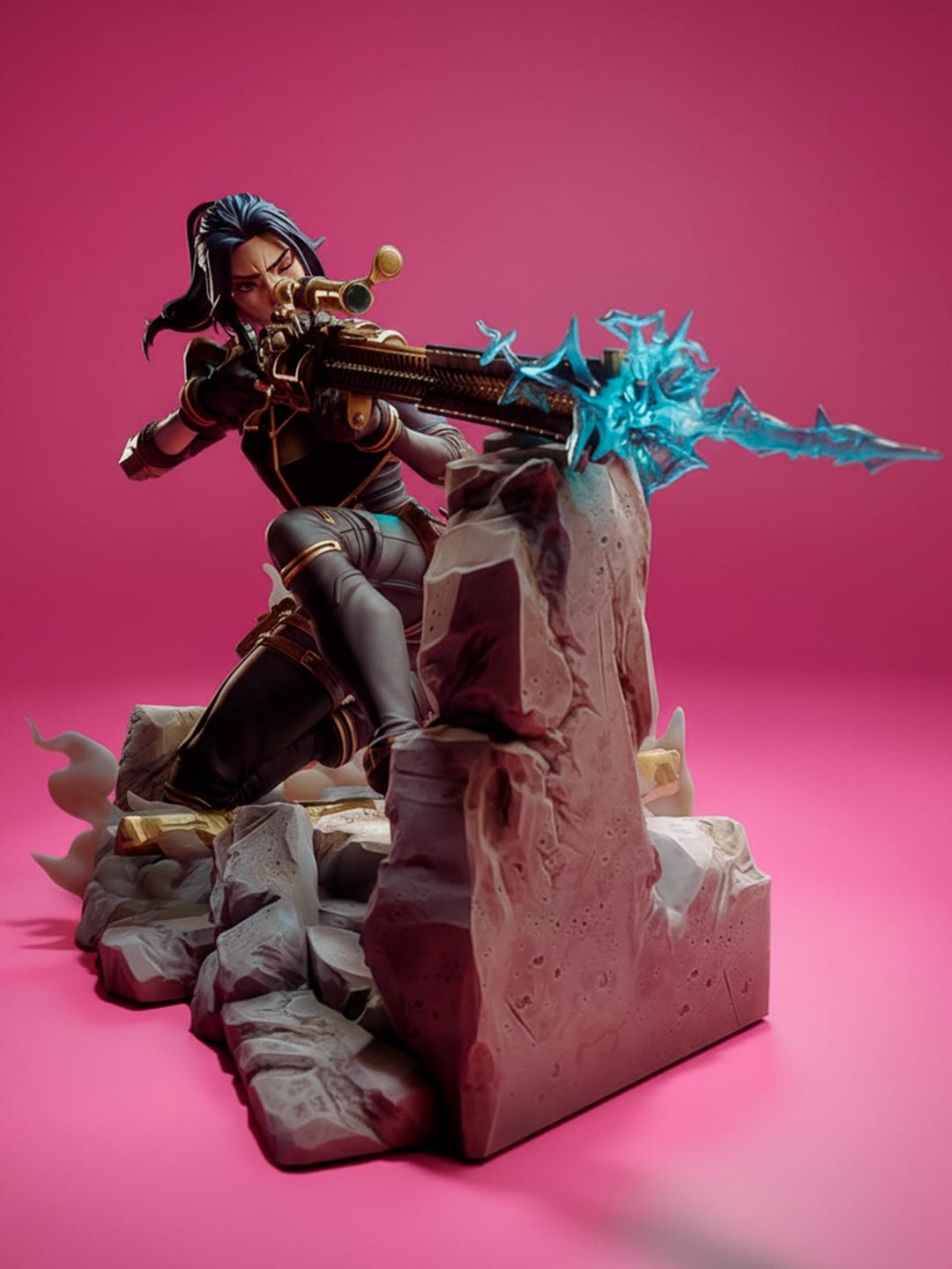Caitlyn Kiramman | Arcane Figure | Hand-painted or Unpainted | League ...