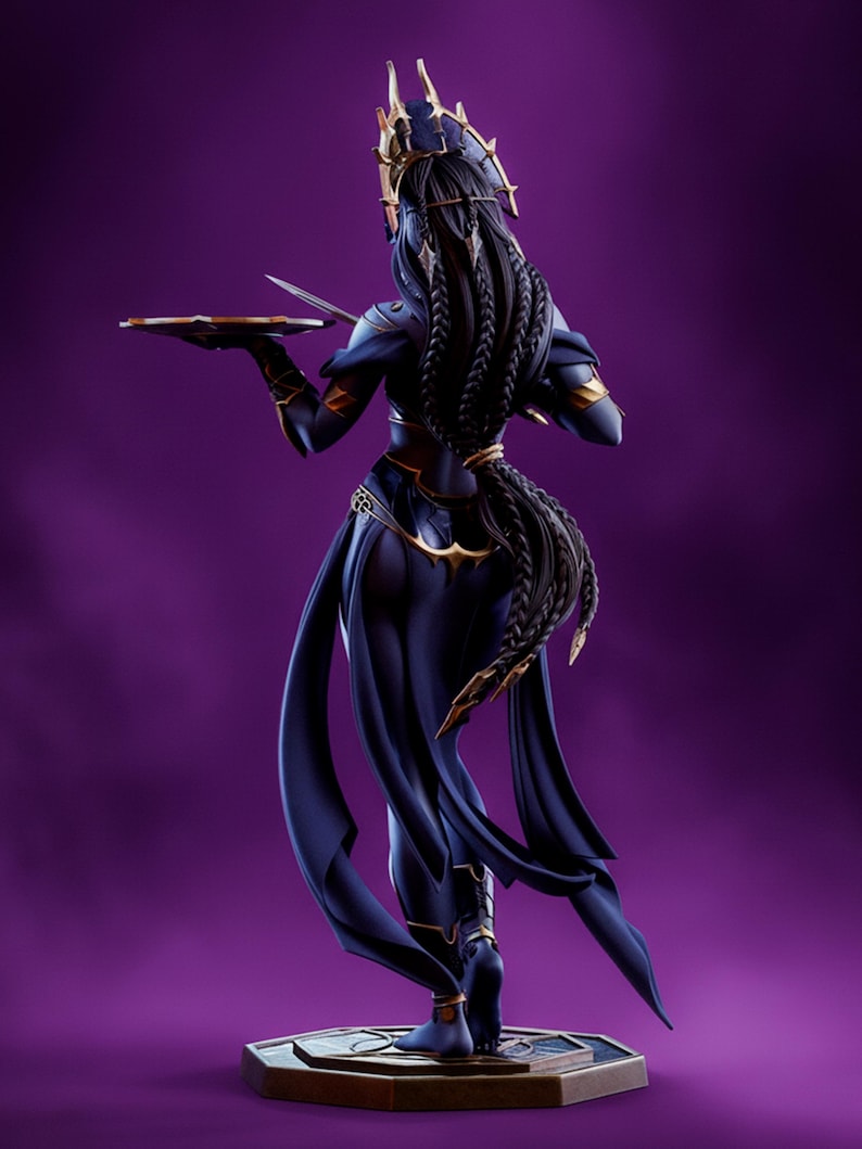 Baldurs Gate 3 - Shar Inspired Resin Statue: Dark Fantasy Decor (9.5 ...