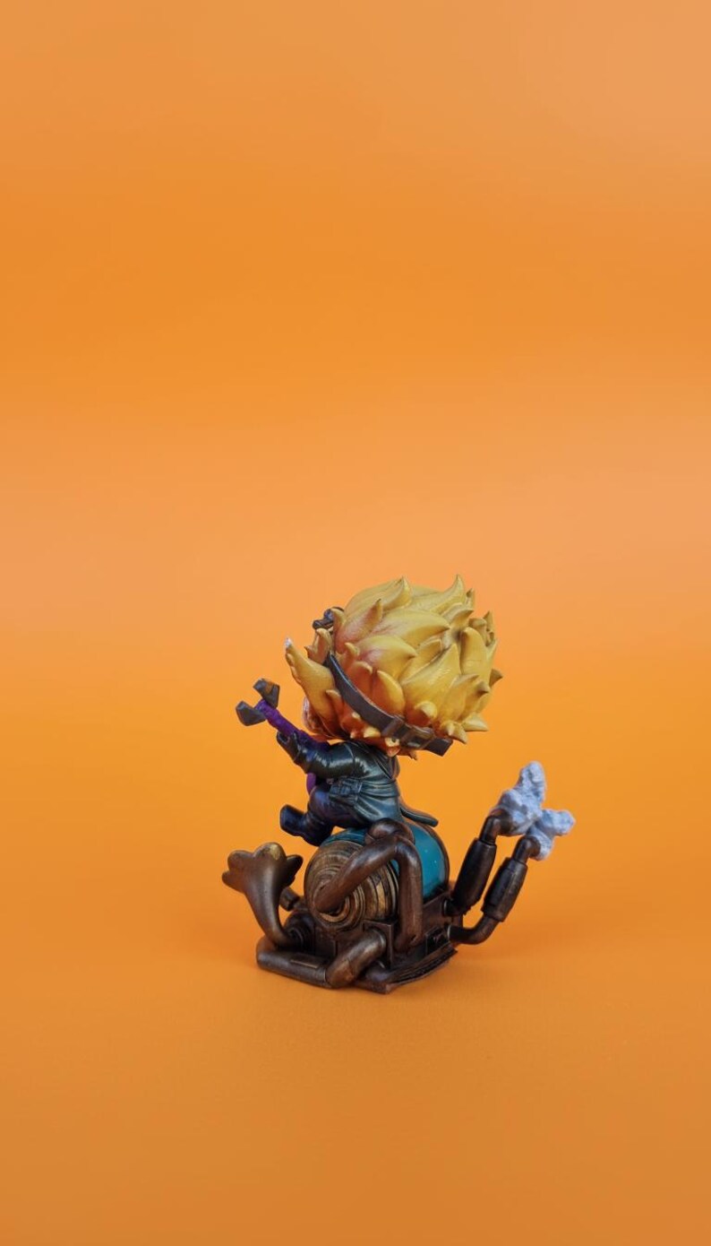 Heimerdinger Arcane Statue: Hand-painted League of Legends Fan Art - Etsy