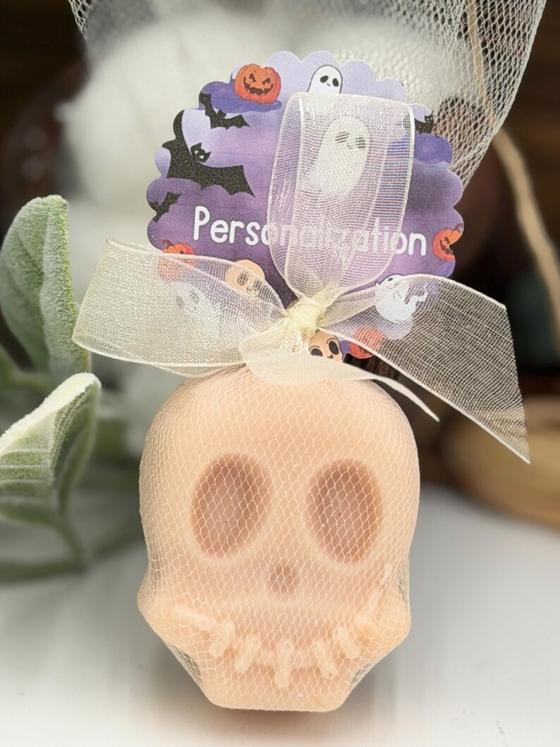 Handmade Skull Soap Favors, Spooky Halloween Decor, Gothic Party Favors ...
