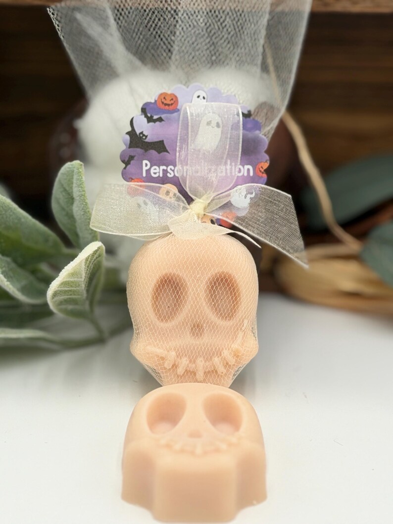Handmade Skull Soap Favors, Spooky Halloween Decor, Gothic Party Favors ...