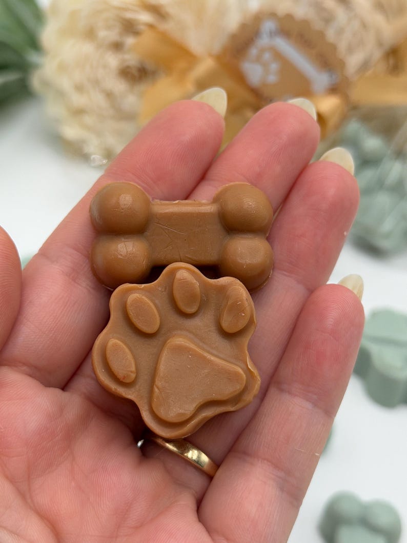 Dog Birthday Paw Bone Soap Favors, Puppy Party Shower Gift Set - Etsy