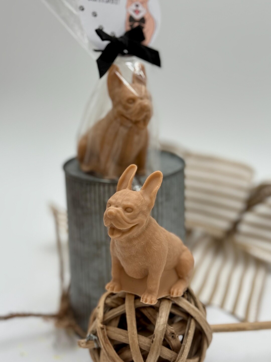 Handmade French Bulldog Soap: Dog Lover Gift, Frenchie Decor - Etsy