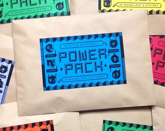 Power Pack XXL - Prints, Zines, Comics, Cards, Stickers & More! - Etsy