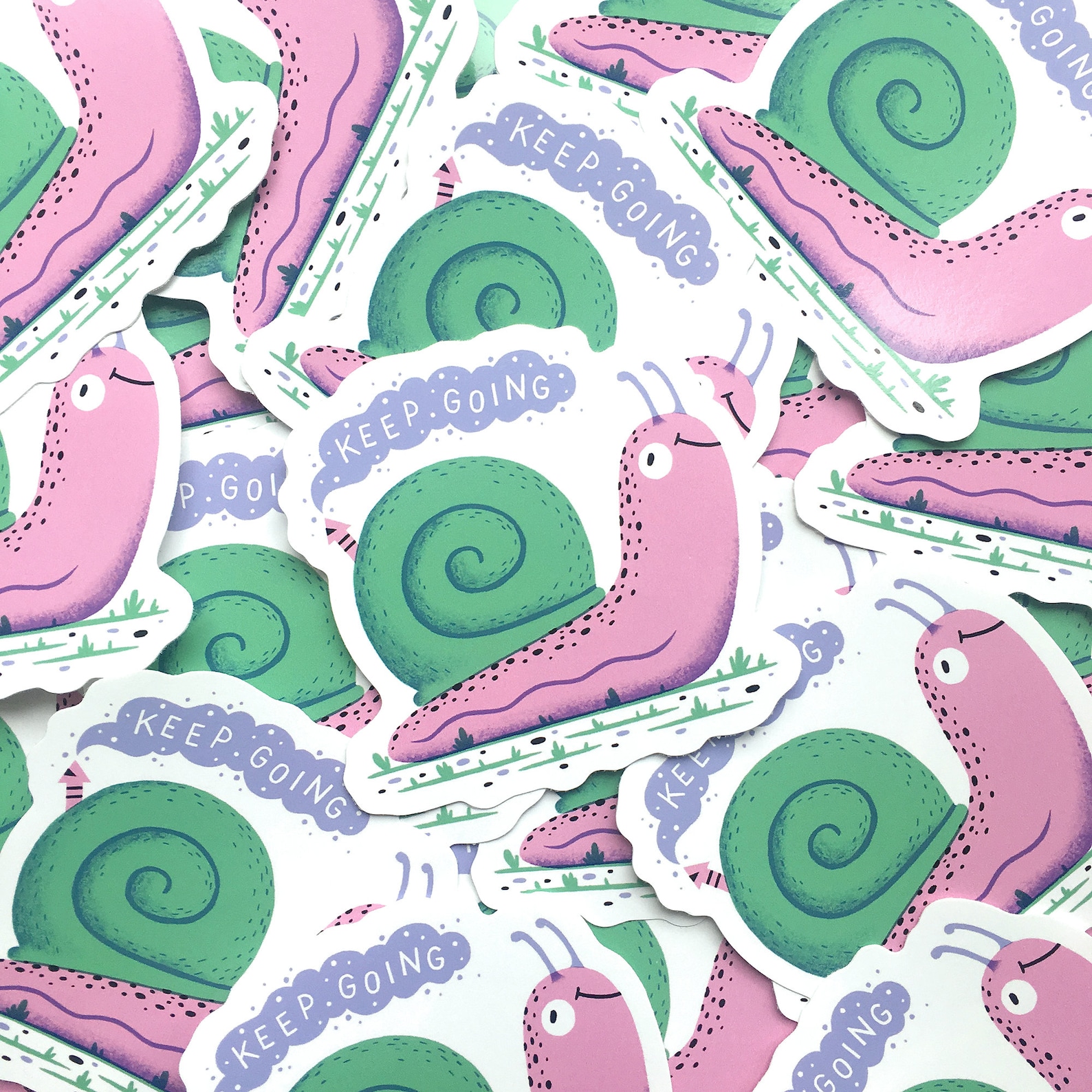 KEEP GOING Vinyl Sticker Planner Laptop Decoration - Etsy