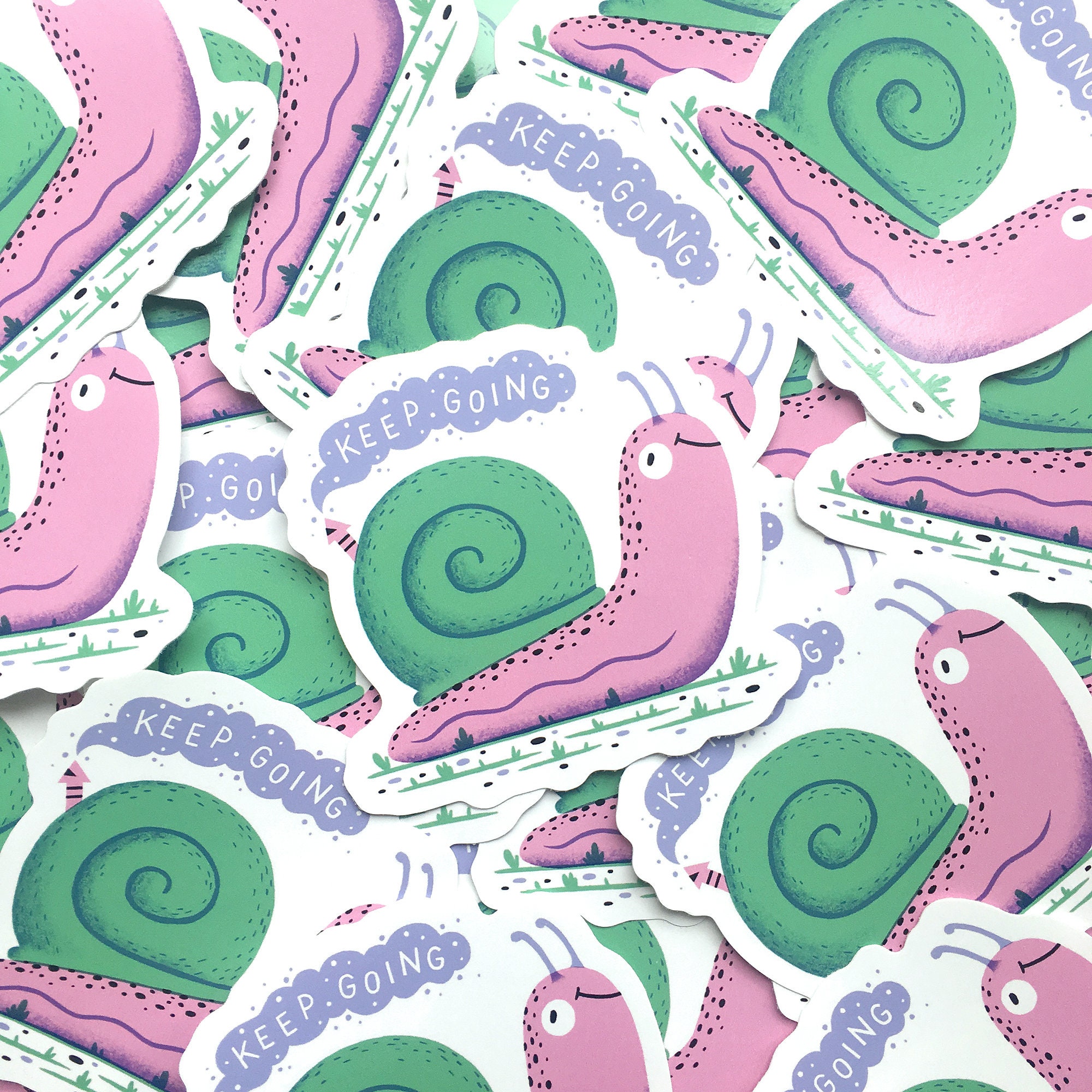 KEEP GOING Vinyl Sticker Planner Laptop Decoration - Etsy