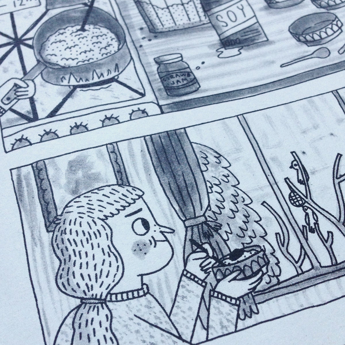 One Sunday Comic Diary Comic Perzine Hourly Comic Day - Etsy