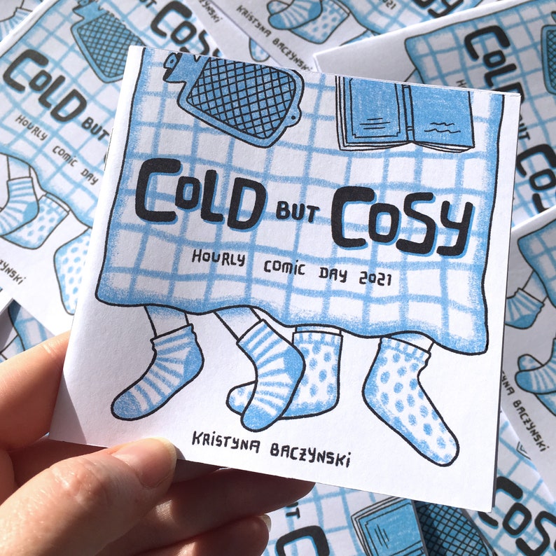 Cold but Cosy - Hourly Comic Day 2021, Zine, Pocket Diary - Etsy