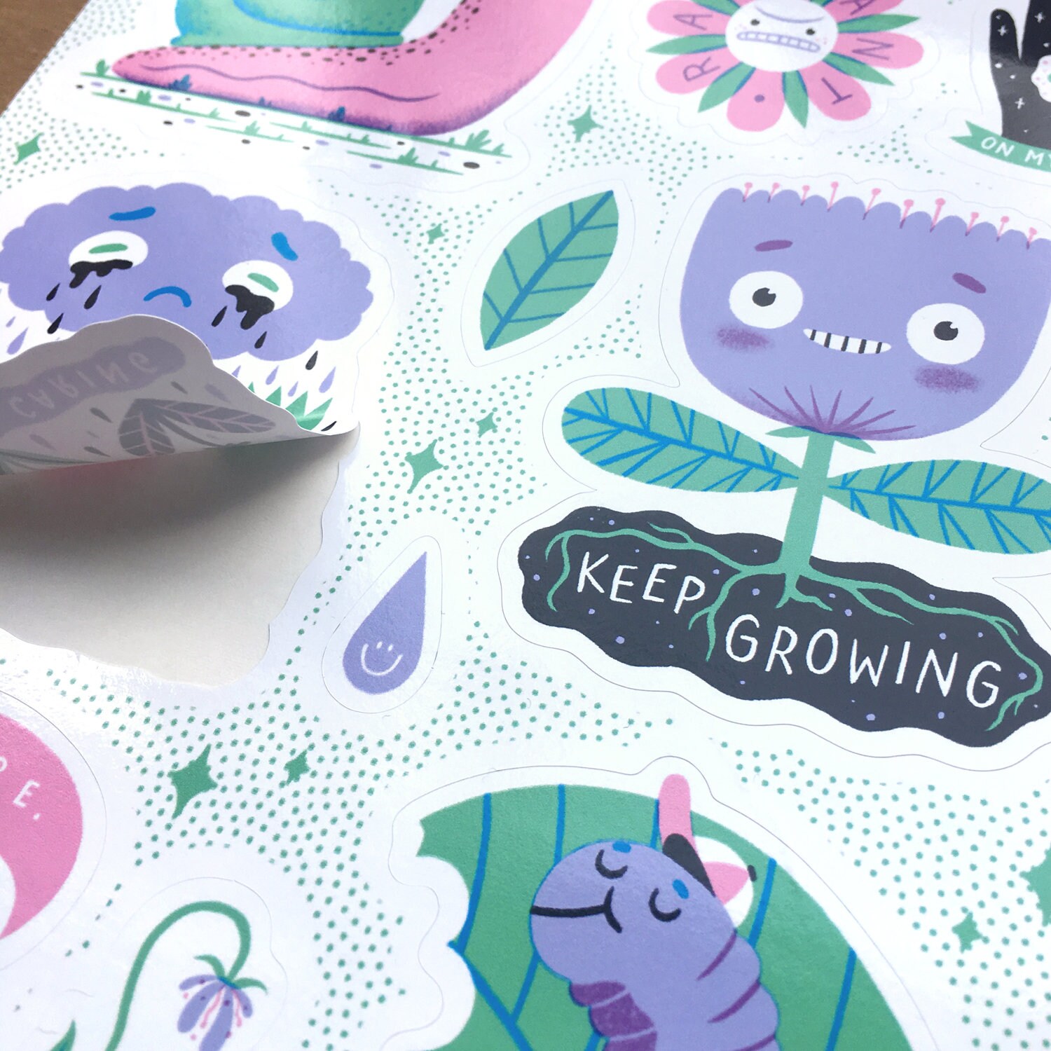 Keep Going Keep Growing Sticker Sheet Vinyl Planner - Etsy