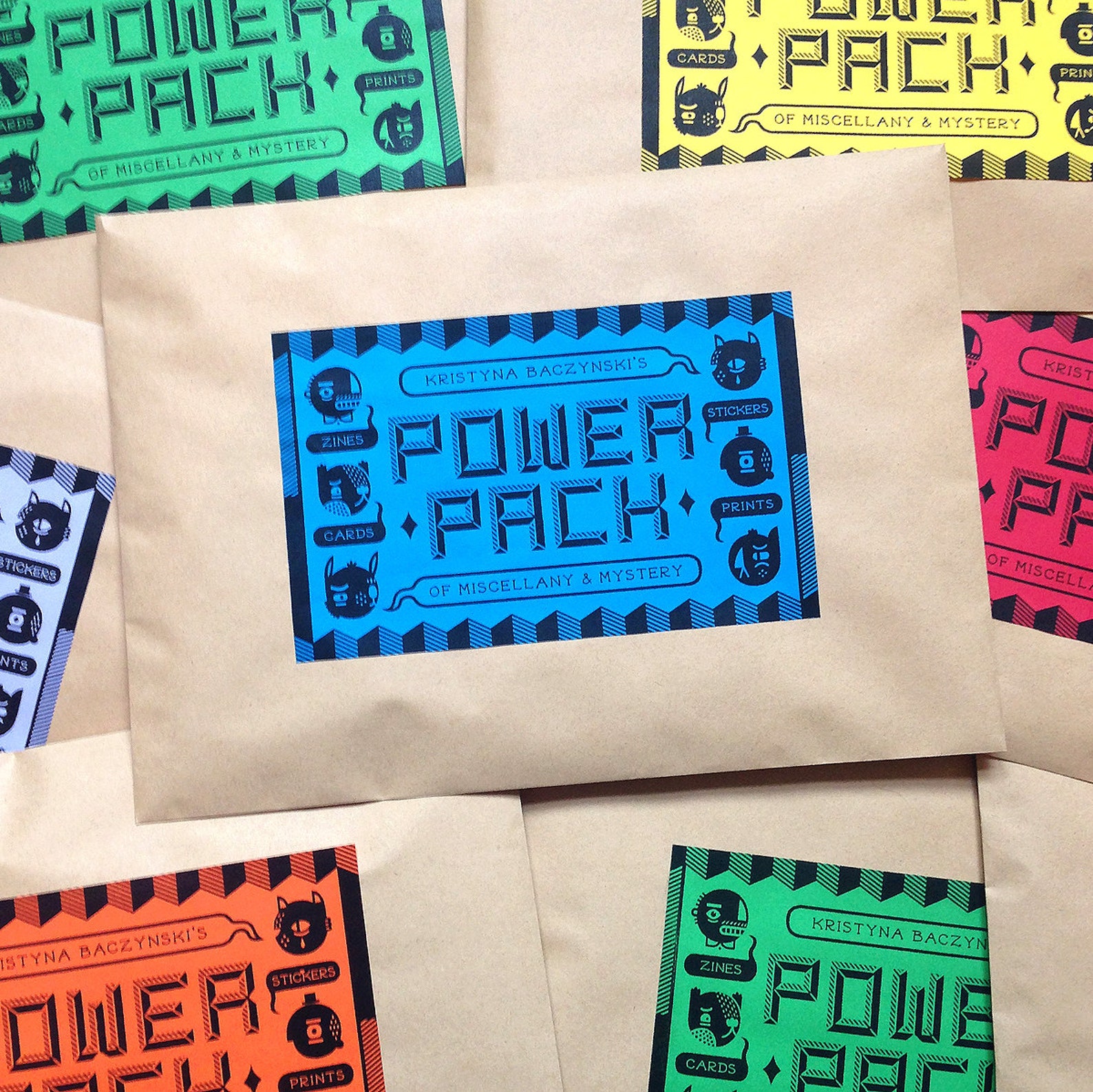 Power Pack XXL Prints Zines Comics Cards Stickers & | Etsy