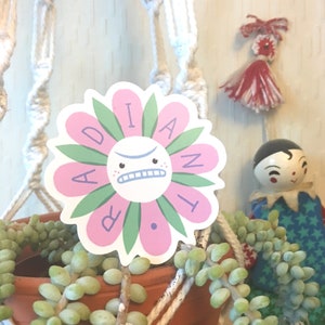 RADIANT - Vinyl Sticker, Planner, Laptop Decoration - Etsy