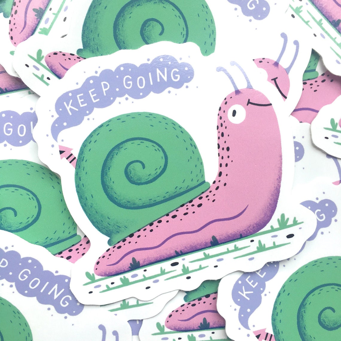 KEEP GOING Vinyl Sticker Planner Laptop Decoration - Etsy