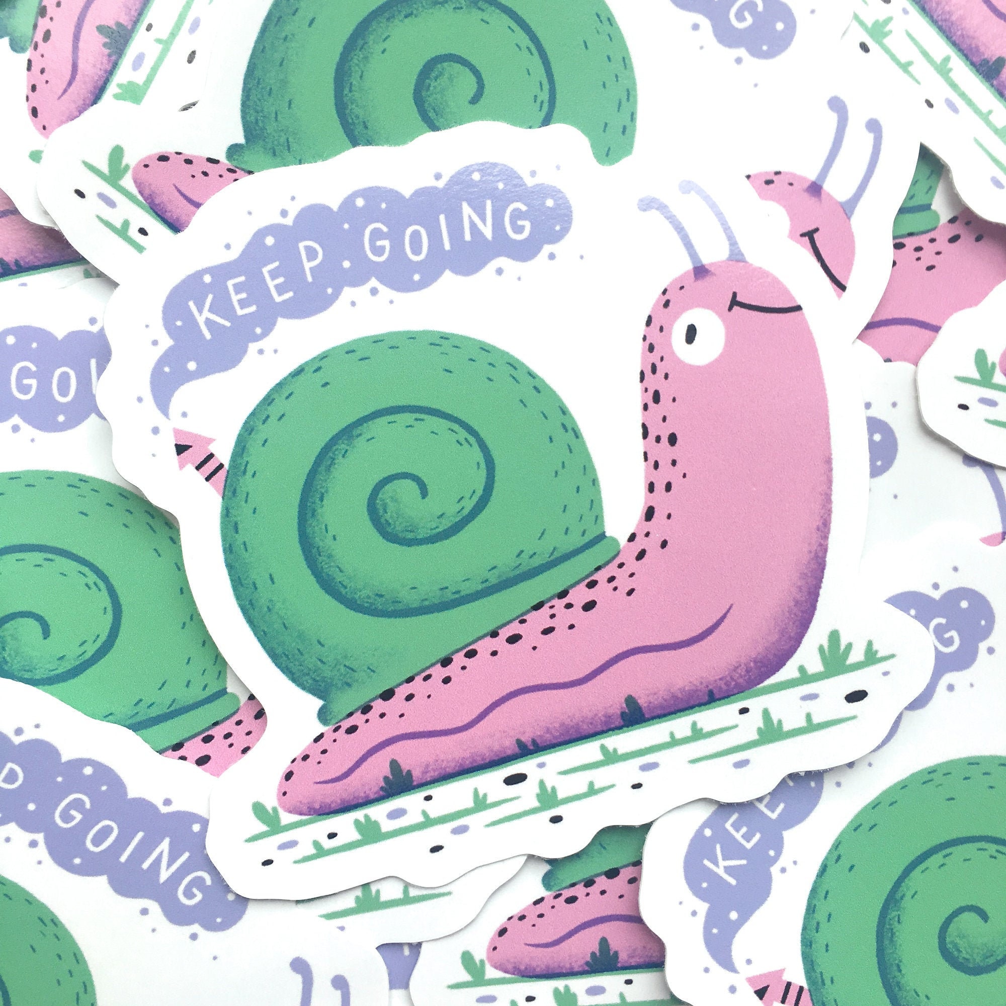 KEEP GOING Vinyl Sticker Planner Laptop Decoration - Etsy