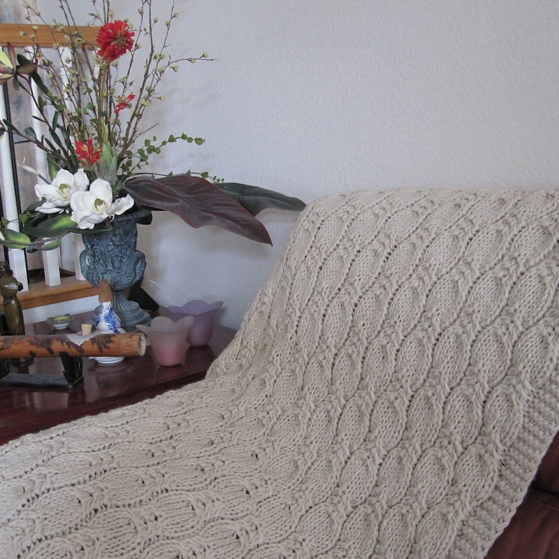 Knitted Afghan - Etsy