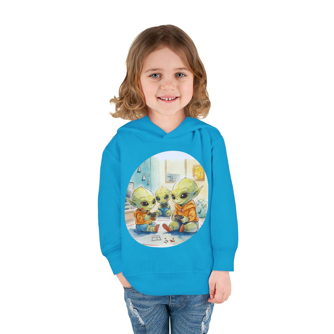 Cute Alien Babies Playing in Nursery Toddler Hoodie - Etsy