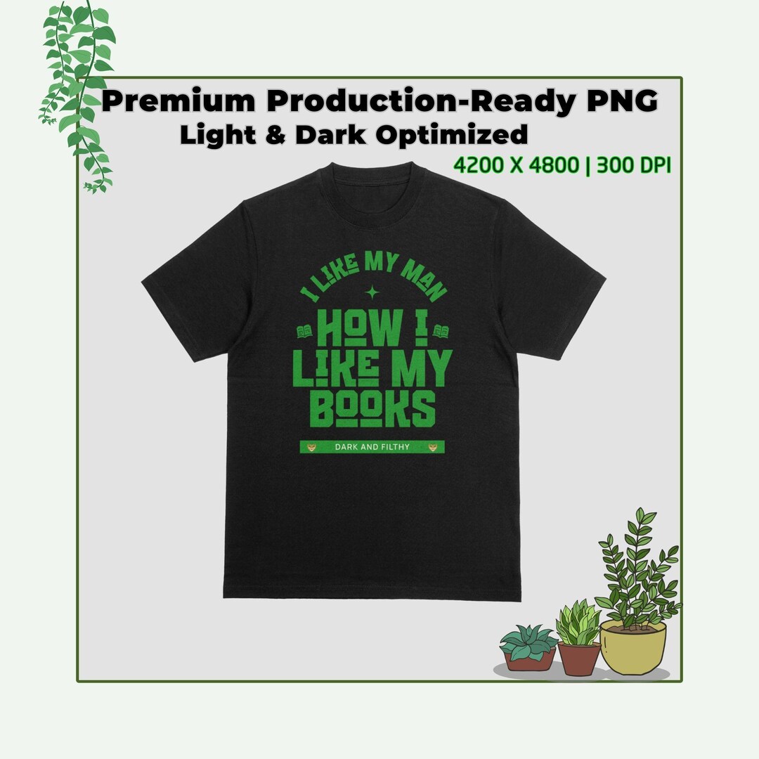 Dark Filthy Books PNG, Dark Romance Sublimation, Production-ready POD ...