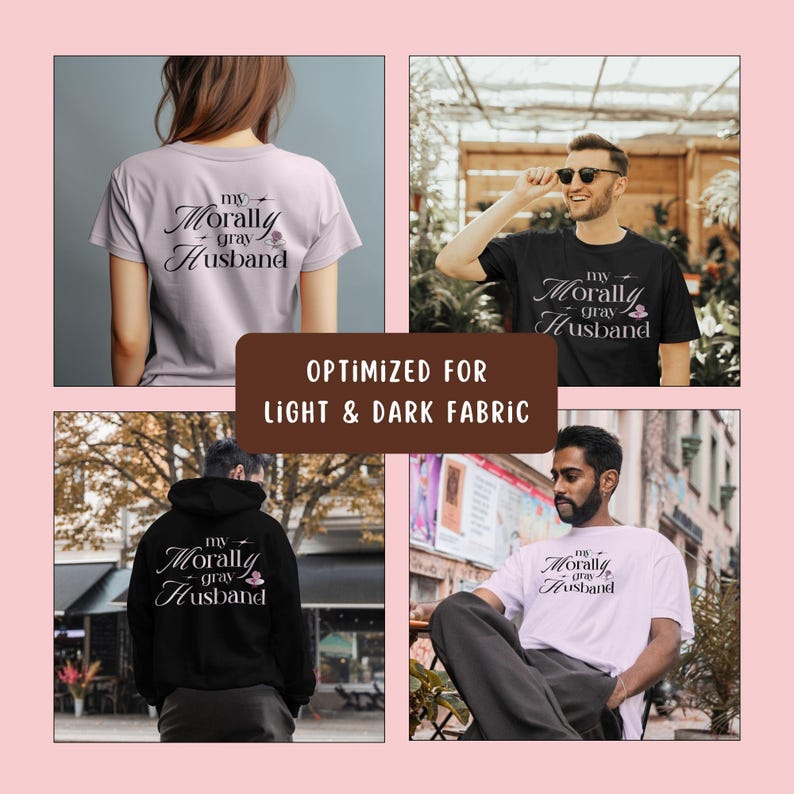 Morally Gray Husband PNG, 4200px Large Print, 300 DPI, Production-ready ...