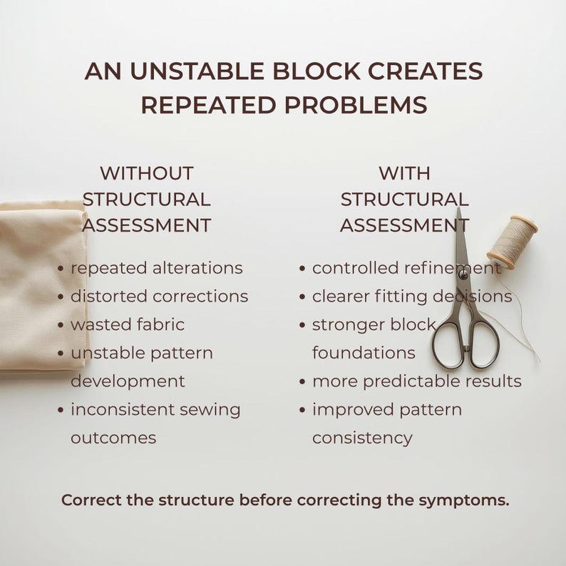 Bodice Block Stability Assessment – Sewing Block Evaluation PDF, Bodice ...