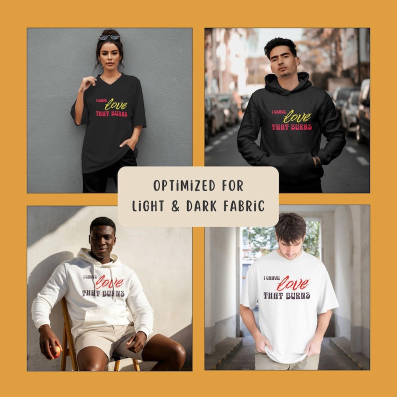 I Crave Love That Burns PNG, POD Design, Production-ready Asset, 300 ...