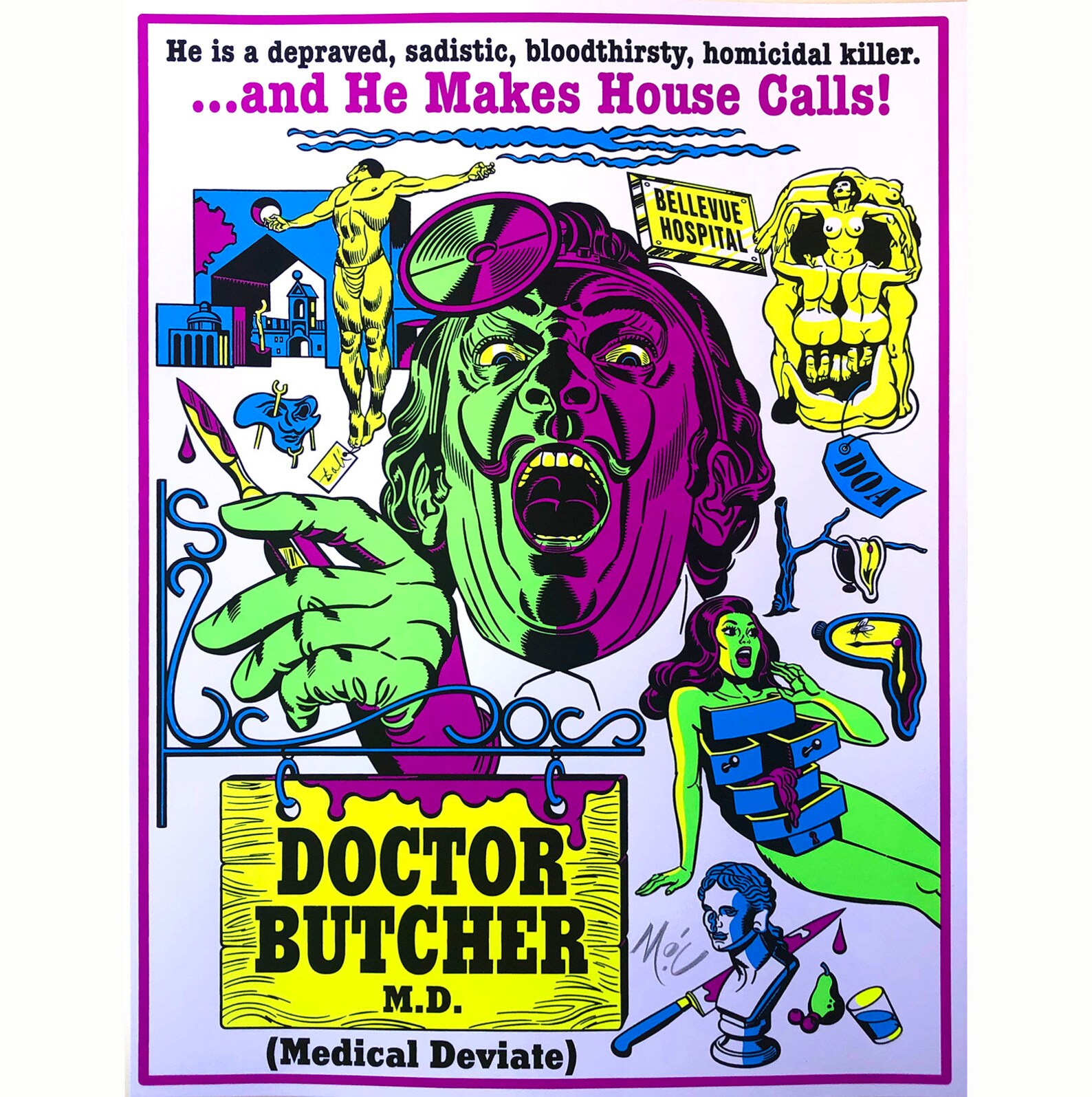 Dr. Butcher M.D. - Etsy