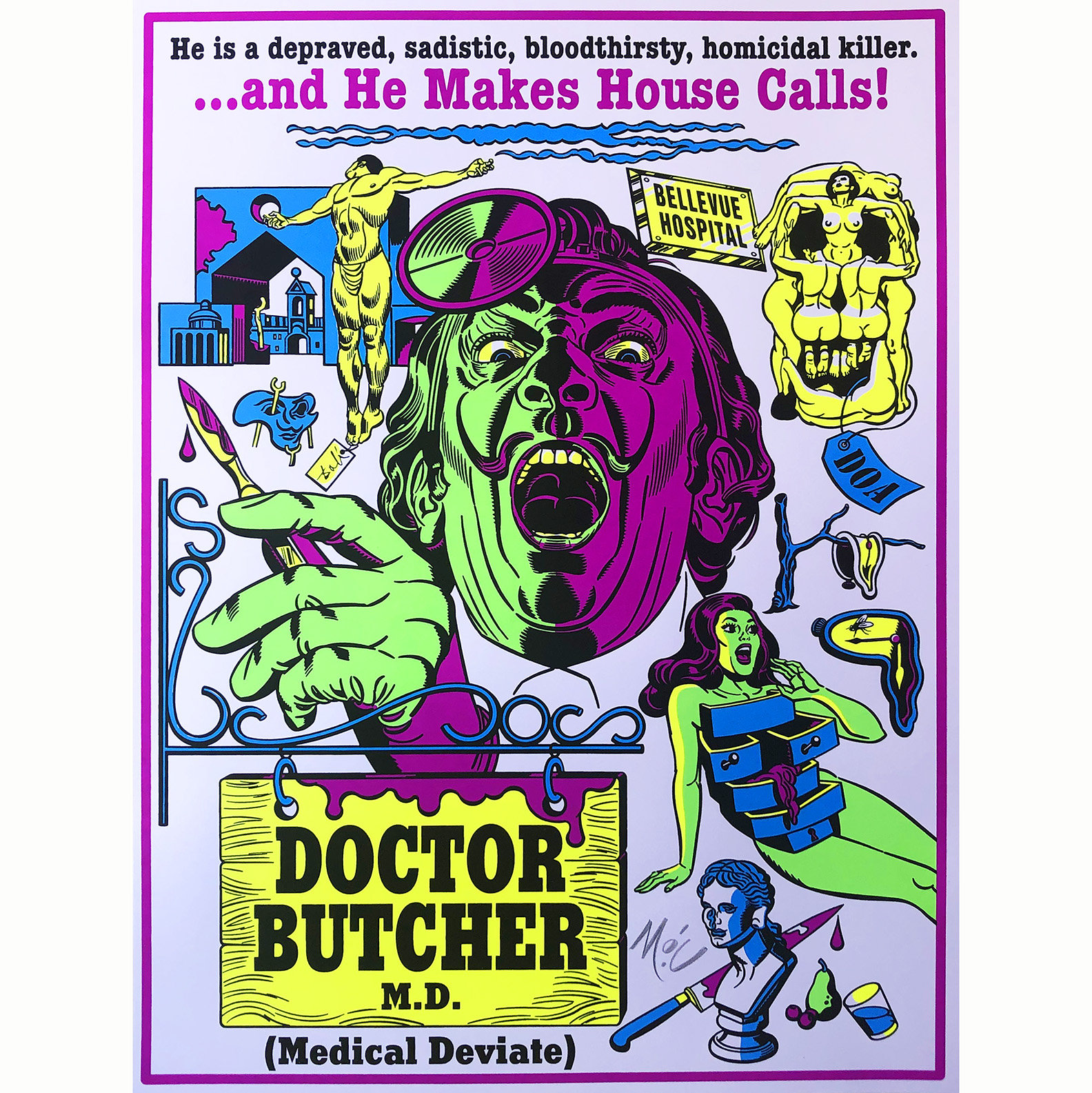 Dr. Butcher M.D. | Etsy