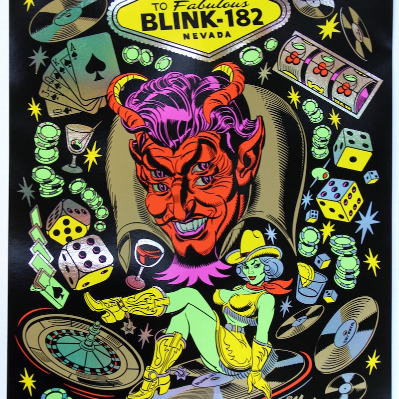 Blink 182 Poster - Etsy