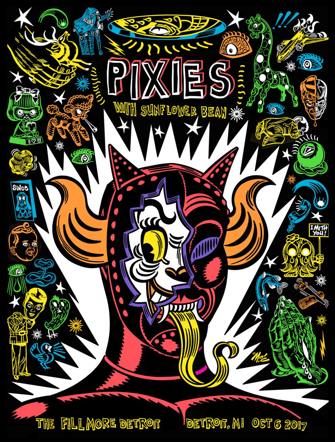 Pixies Screenprinted Concert Poster - Etsy
