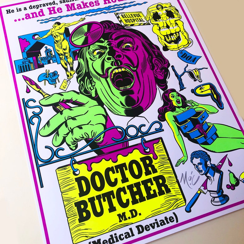 Dr. Butcher M.D. - Etsy