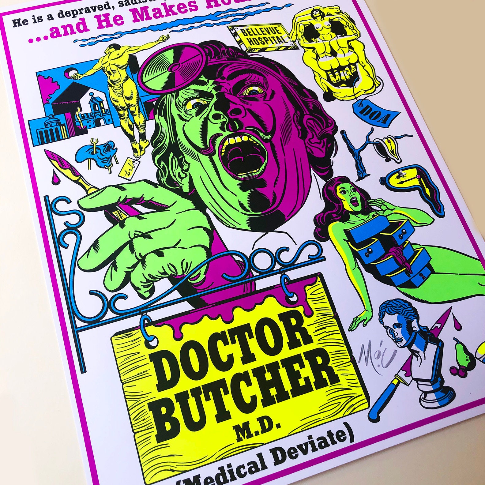 Dr. Butcher M.D. | Etsy