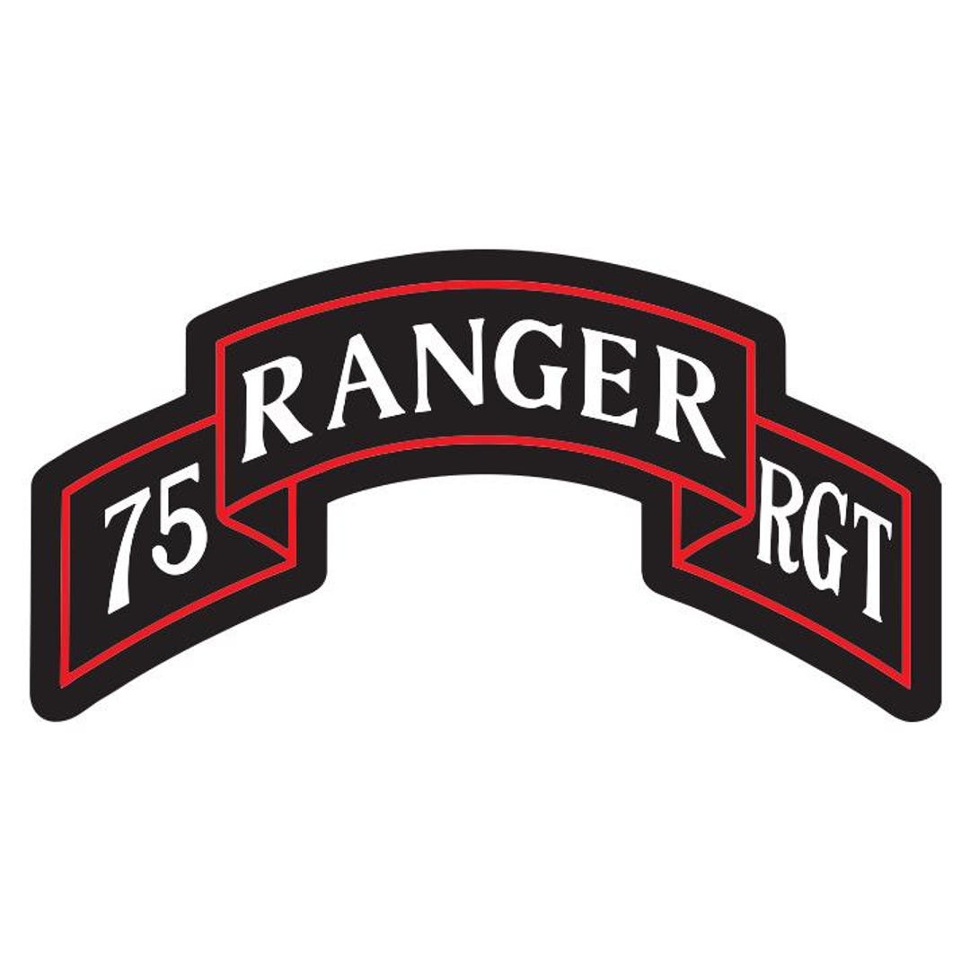 75th Ranger Regiment Scroll Decal, Perma-sticker, Full Color - Etsy