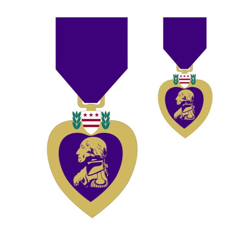 Purple Heart - Etsy