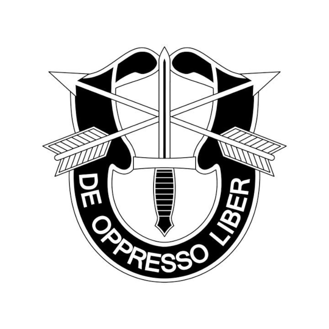 US Army Special Forces Crest Decal, UV Perma-sticker, No Background, 3 ...