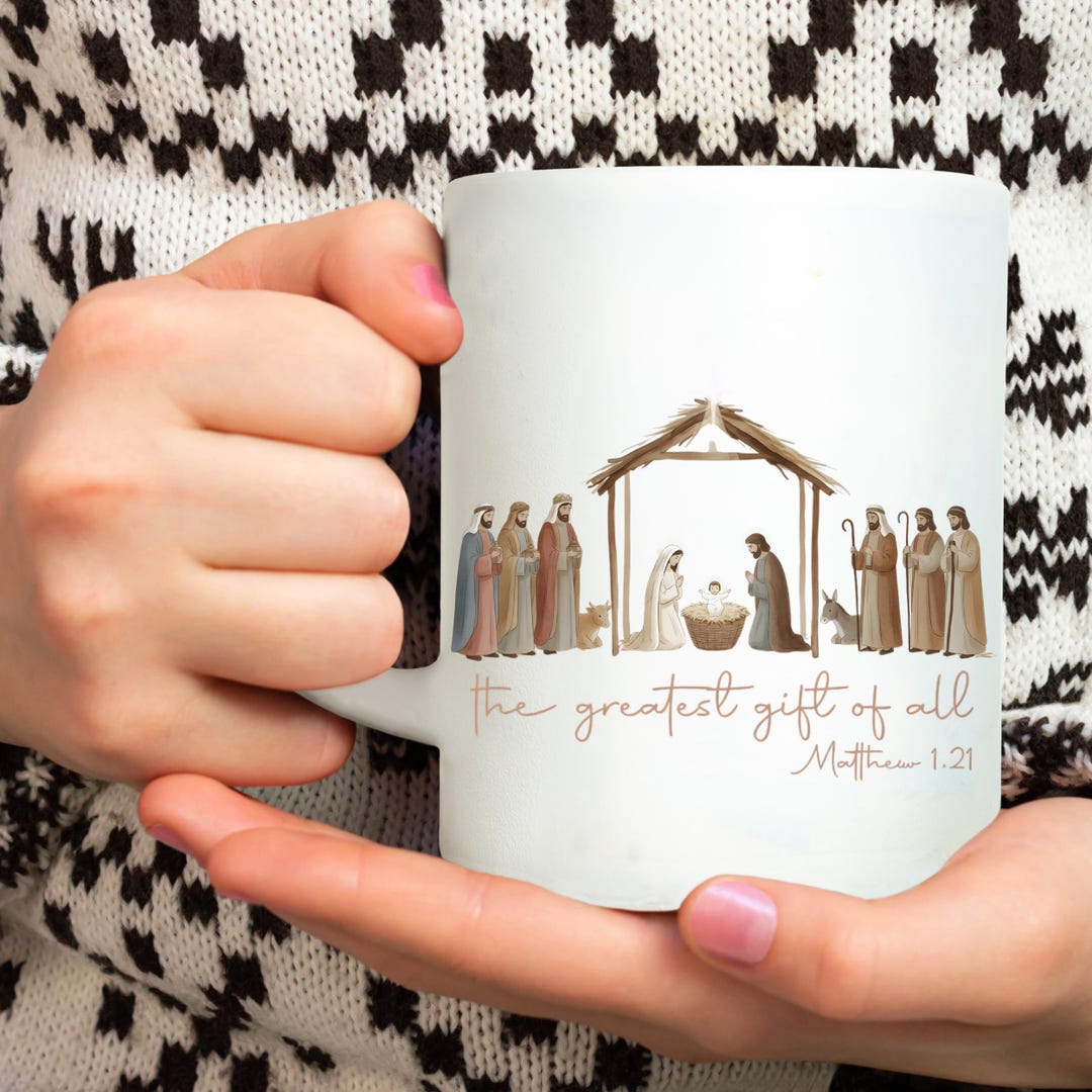 Full Nativity Scene Mug | Three Wise Men Christmas Gift | the Greatest ...