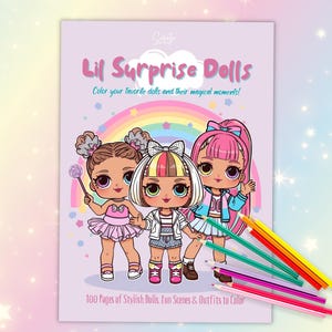 lol doll printable coloring pages free