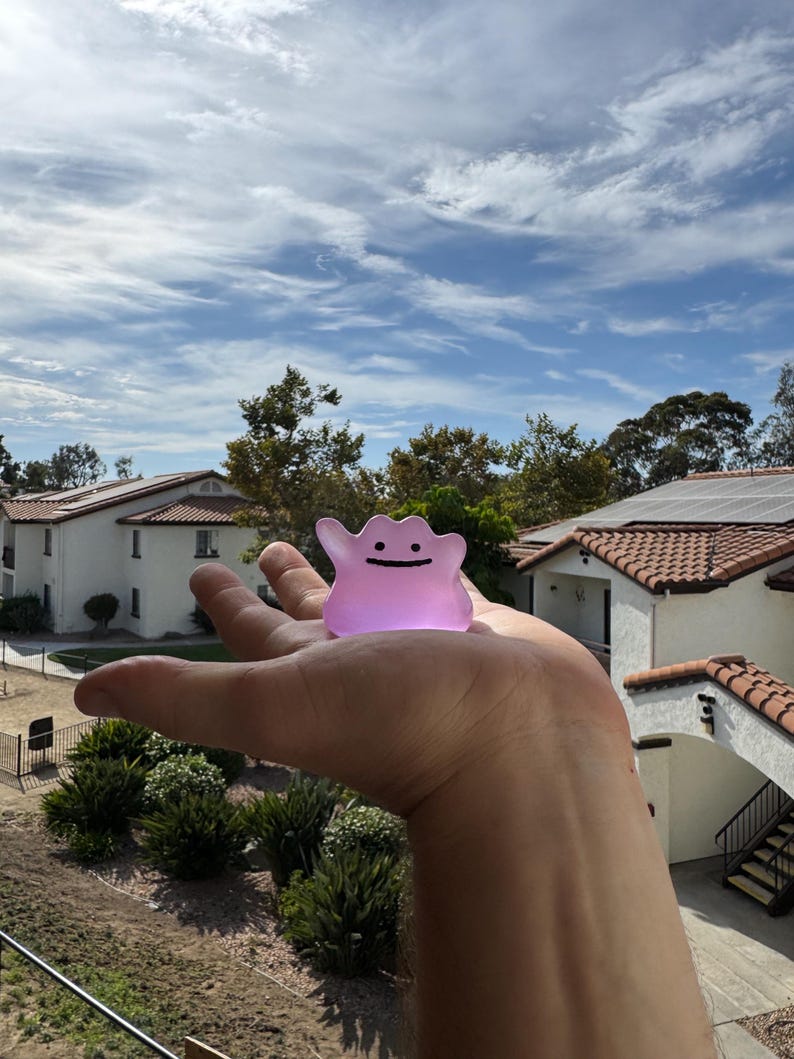 Ditto - Resin Cast - Glow in the Dark - Pokemon - Etsy