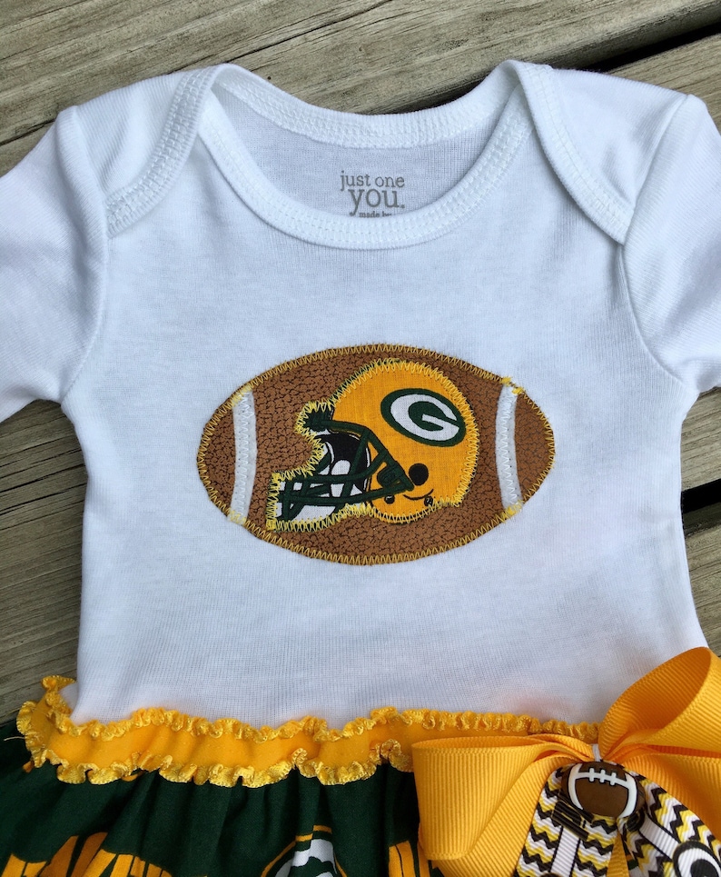 Green Bay Packers Dress/ Baby/toddler - Etsy