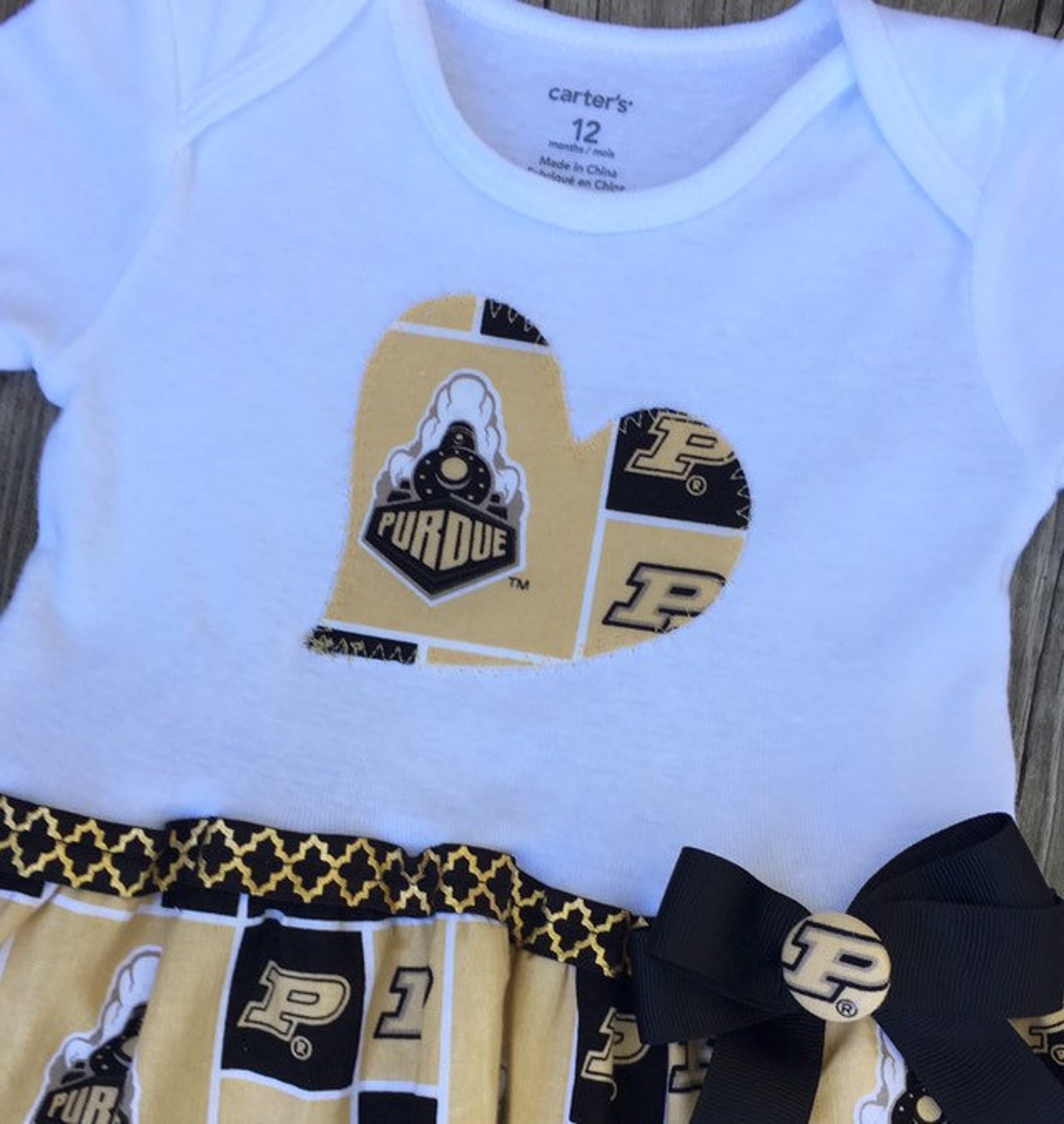 Purdue Boilermakers Baby/toddler Bodysuit Dress - Etsy
