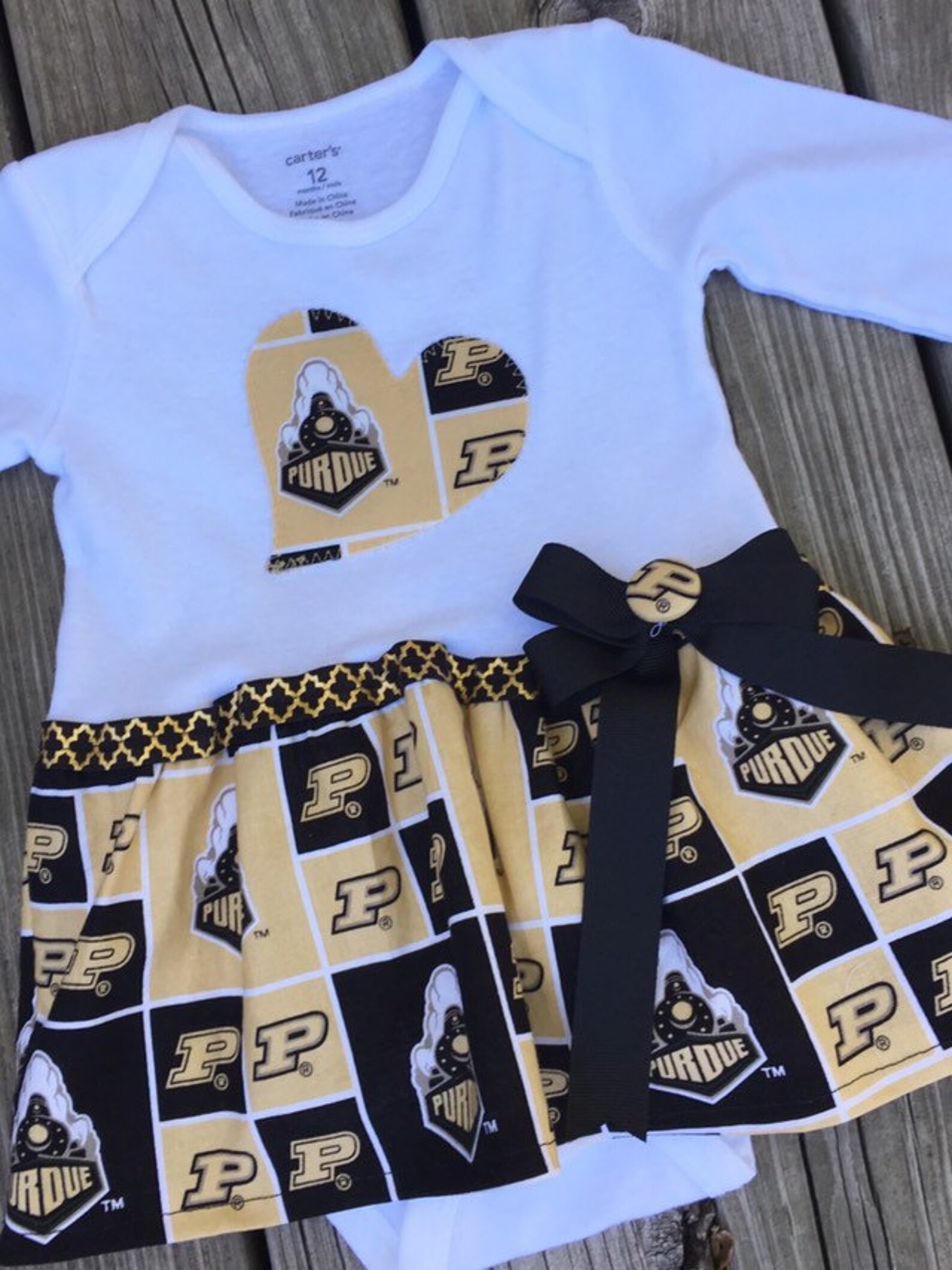 Purdue Boilermakers Baby/toddler Bodysuit Dress - Etsy